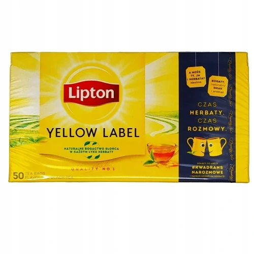Lipton Yellow Label 50 torebek - Lipton - Herbaty ekspresowe - Herbaty ...