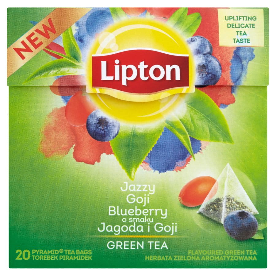 Lipton piramidka herbata ziel. Jagoda i Goji Herbata 20 tb - Lipton ...